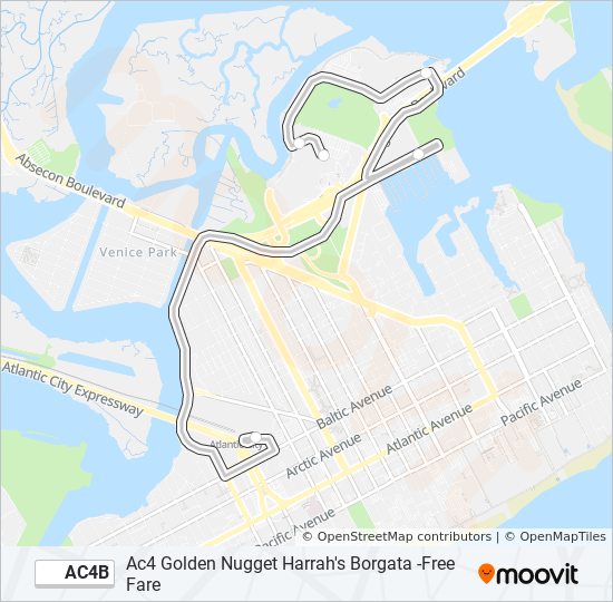 ac4b Route: Schedules, Stops & Maps - Ac4 Golden Nugget Harrah's ...
