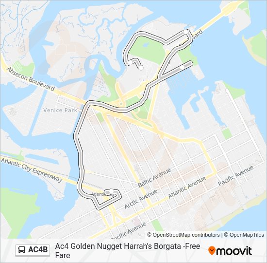 AC4B Route: Schedules, Stops & Maps - Ac4 Golden Nugget Harrah's ...