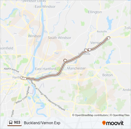 903 Route: Schedules, Stops & Maps - 903 - Buckland-Vernon Express ...