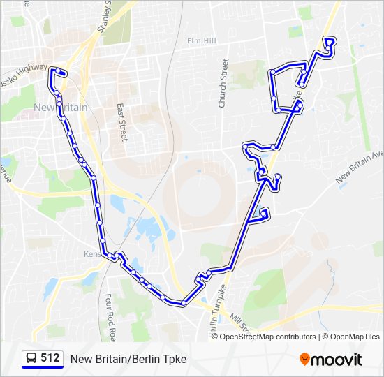 Ruta 512: horarios, paradas y mapas - 512 - New Britain Via Berlin Rr ...