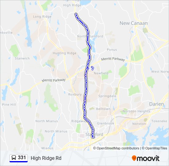 331 Route: Schedules, Stops & Maps - 331 - High Ridge Rd-Stamford Trans ...