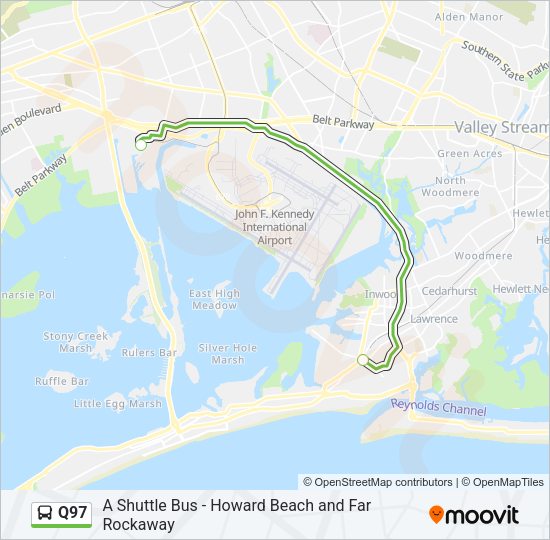 Ruta Q97: horarios, paradas y mapas - A Train Non-Stop To Howard Beach ...