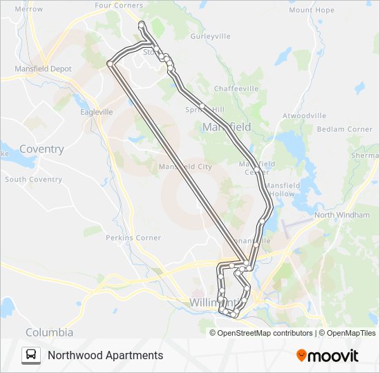 Ruta 674E: horarios, paradas y mapas - Northwood Apartments (Actualizado)
