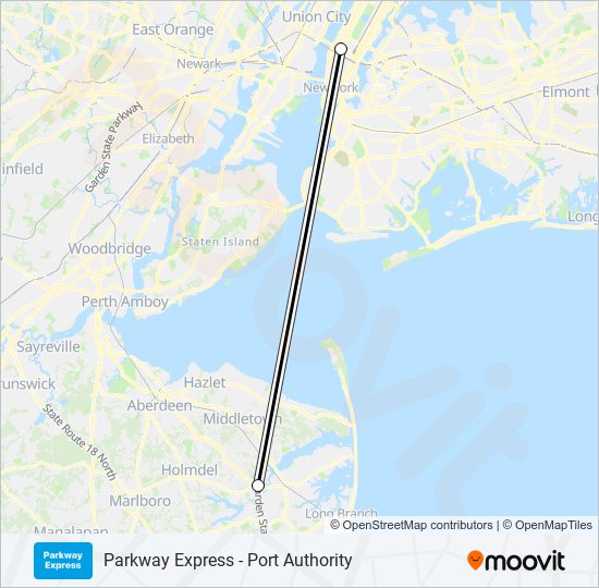 302 Route: Schedules, Stops & Maps - Parkway Express to PABT-EXPRESS ...
