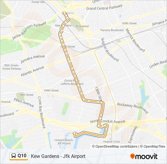q10 Route: Schedules, Stops & Maps - Kew Gardens Union Tpk Sta Via 130 ...