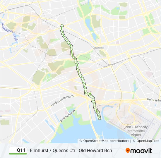 Ruta q11: horarios, paradas y mapas - Hamilton Beach 104 St Via ...