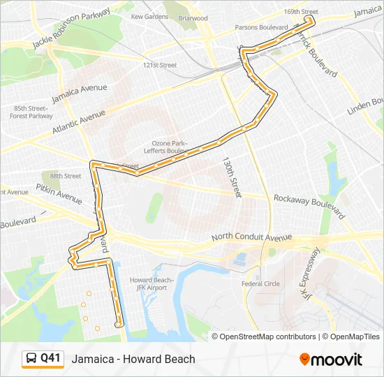 Q41 Route: Schedules, Stops & Maps - Howard Beach 164 Av (Updated)