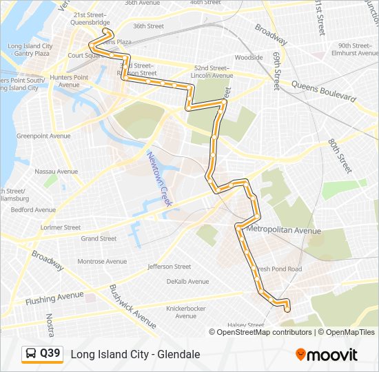 Q39 Route: Schedules, Stops & Maps - Glendale (Updated)
