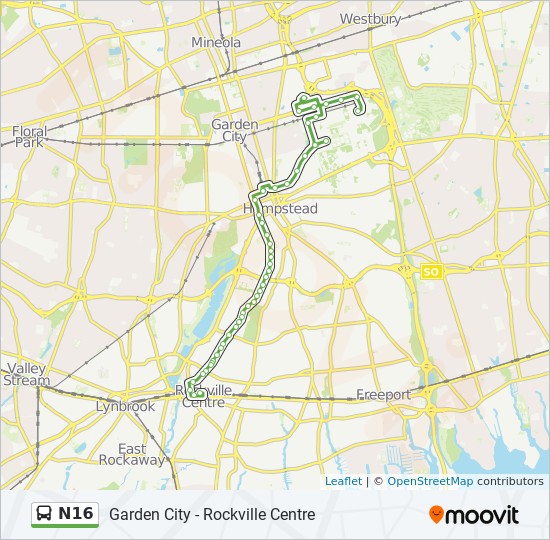N16 Route: Schedules, Stops & Maps