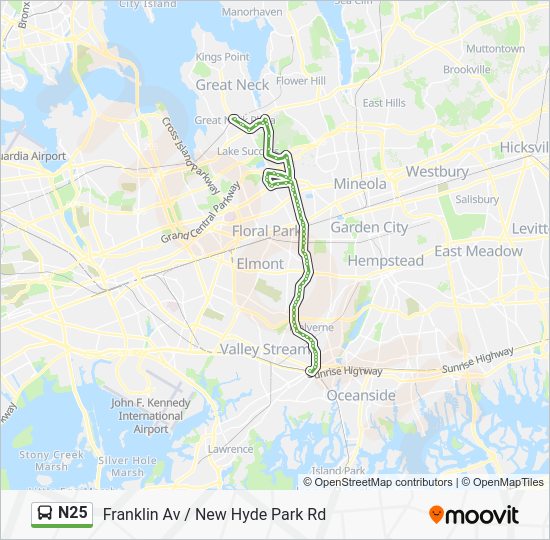 N25 Route: Schedules, Stops & Maps - Lynbrook (Updated)