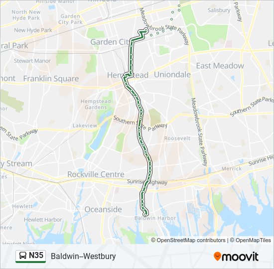 n35 Route: Schedules, Stops & Maps - Baldwin (Updated)