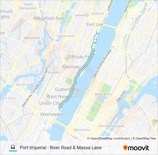 EDGEWATER TOWN NORTH Route: Schedules, Stops & Maps - River Road ...