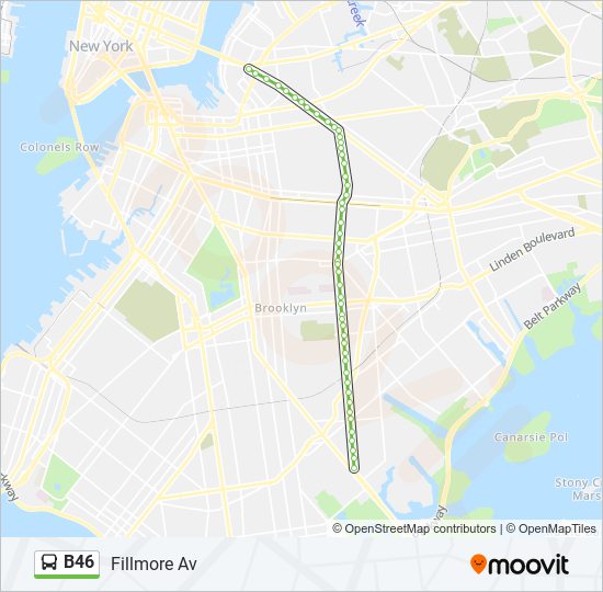 b46 Route: Schedules, Stops & Maps - Fillmore Av (Updated)