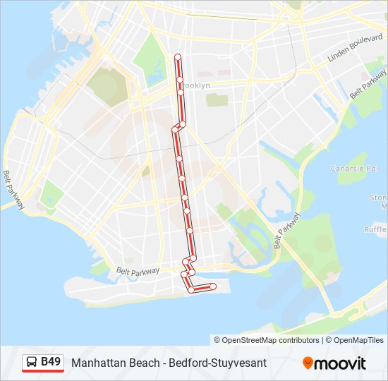 b49 Route: Schedules, Stops & Maps - Limited Kingsboro Cc Via Ocean Av ...