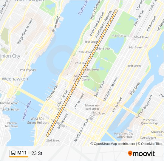 M11 Route: Schedules, Stops & Maps - 23 St (Updated)