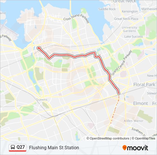 q27 Route: Schedules, Stops & Maps - Flushing Main St Station (Updated)
