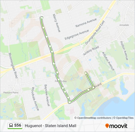 S56 Route: Schedules, Stops & Maps - Woodrow Rd (Updated)