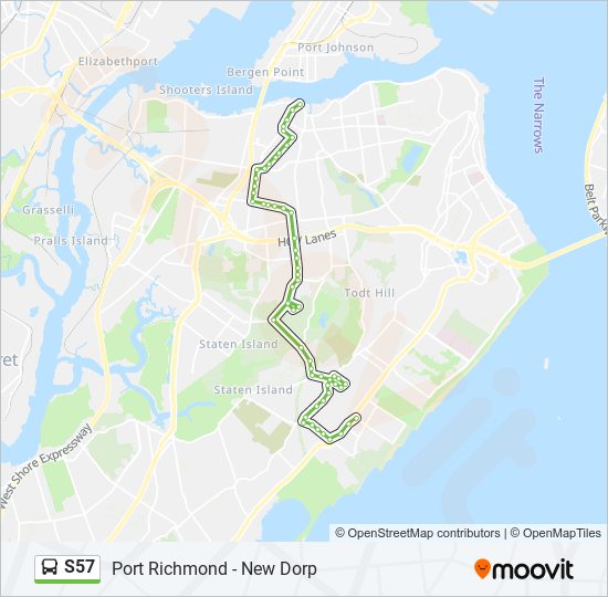 s57 Route: Schedules, Stops & Maps - New Dorp Mill Rd (Updated)