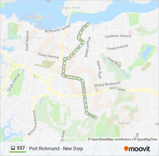 s57 Route: Schedules, Stops & Maps - Brielle Av Gansevoort Bl (Updated)
