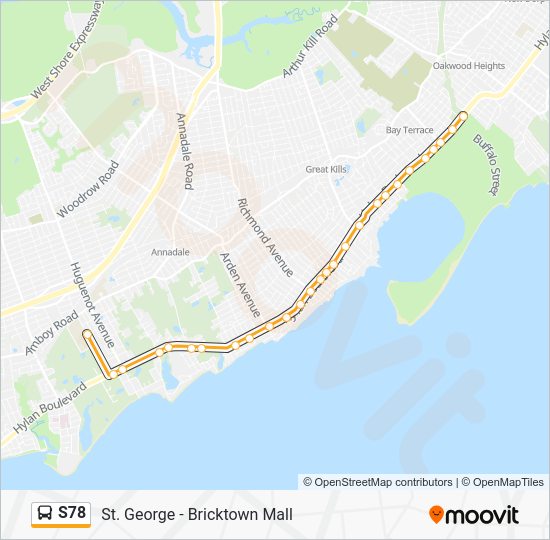 S78 Route: Schedules, Stops & Maps - Buffalo St (Updated)