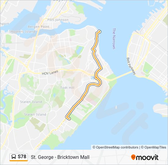 S78 Route: Schedules, Stops & Maps - St George Ferry Via Hylan (Updated)
