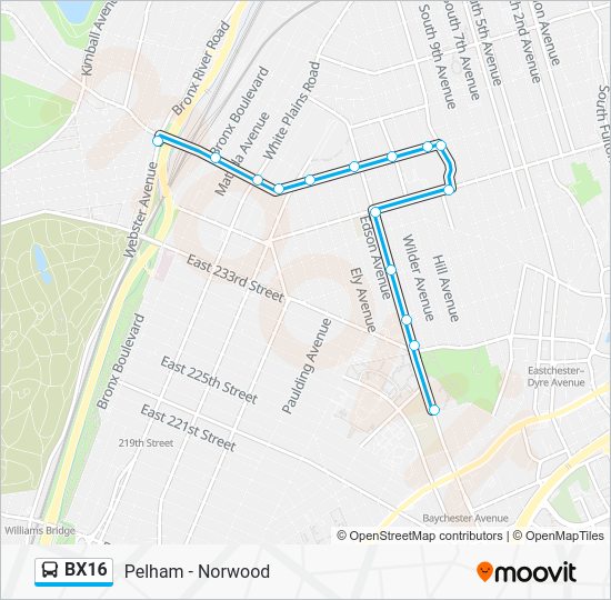 Ruta BX16: horarios, paradas y mapas - Webster Av Via Mundy La ...