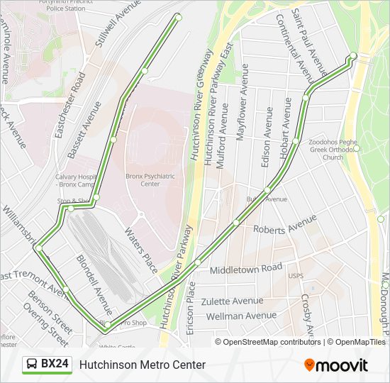 BX24 Route: Schedules, Stops & Maps - Hutchinson Metro Center (Updated)