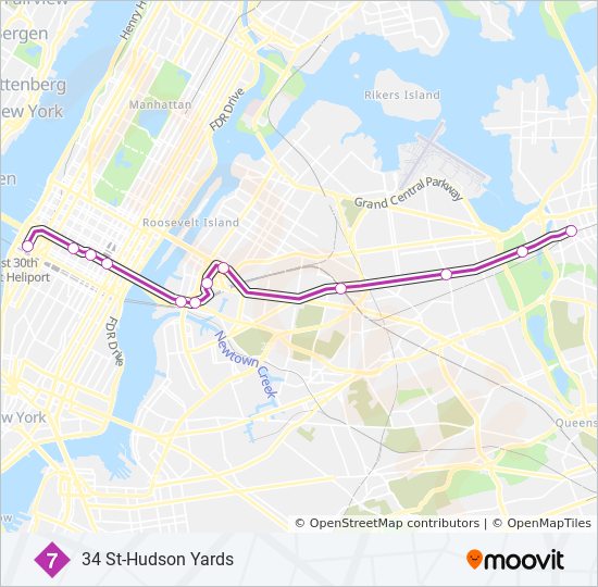 7x Route: Schedules, Stops & Maps - Manhattan (Updated)