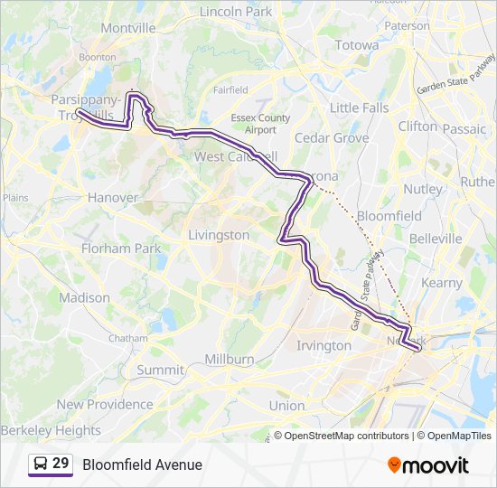29 Route: Schedules, Stops & Maps - 29x Newark Penn Sta - Express (Updated)