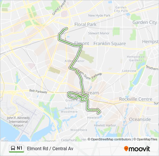 N1 Route: Schedules, Stops & Maps - Bellerose Terr (Updated)