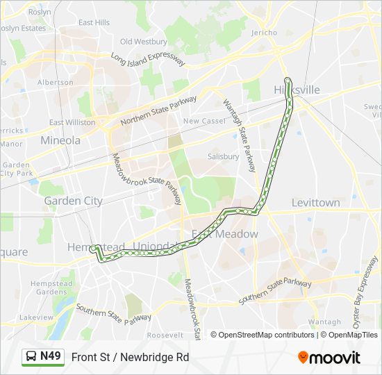 N49 Route: Schedules, Stops & Maps - Hempstead (Updated)