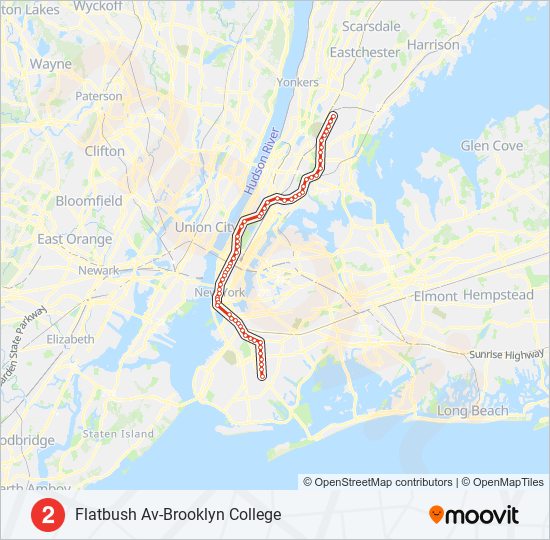 2 Route: Schedules, Stops & Maps - Downtown & Brooklyn (Updated)