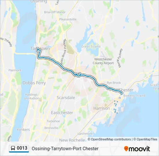 0013 Route: Schedules, Stops & Maps - Tarrytown (Updated)