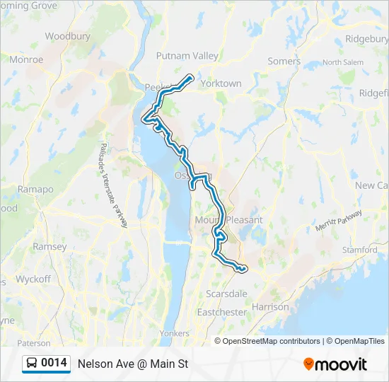 0014 Route: Schedules, Stops & Maps - Nelson Ave @ Main St (Updated)