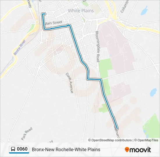 0060 Route: Schedules, Stops & Maps - White Plains Bus Terminal Lane B ...