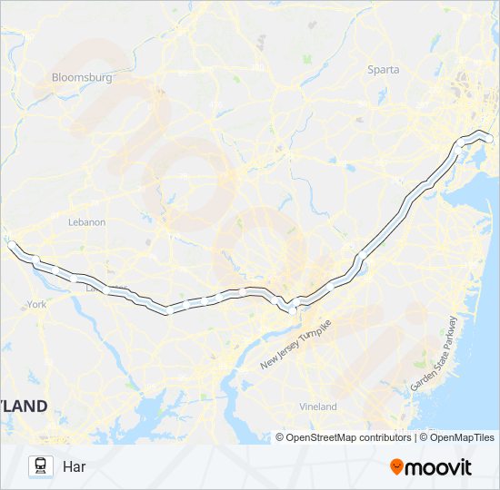 keystone service Route: Schedules, Stops & Maps - Harrisburg (Updated)