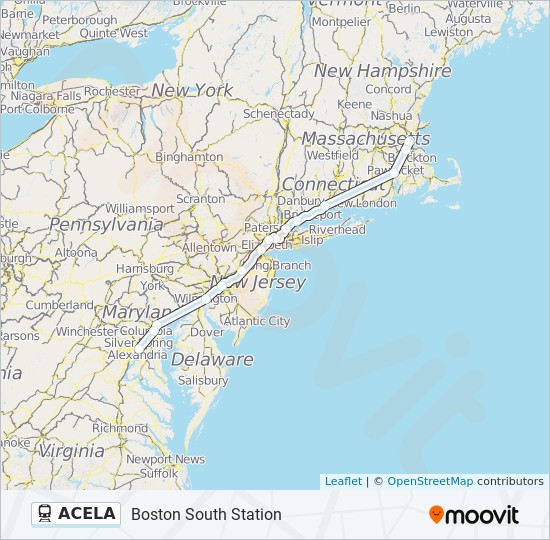 ACELA Route: Schedules, Stops & Maps - Boston South Station