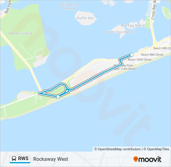 rws Route: Schedules, Stops & Maps - Rockaway West (Updated)