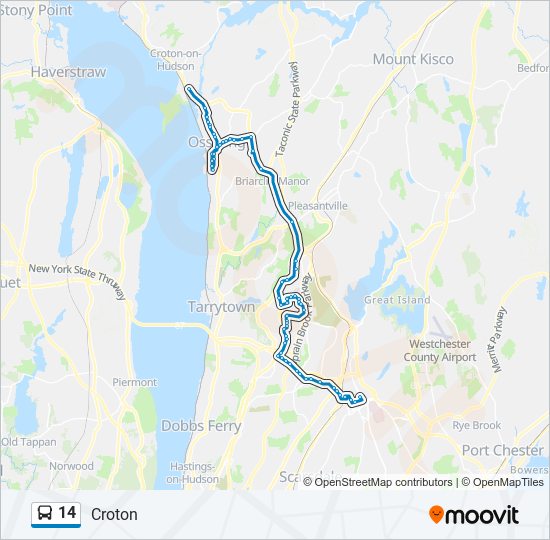 14 Route: Schedules, Stops & Maps - Croton (Updated)