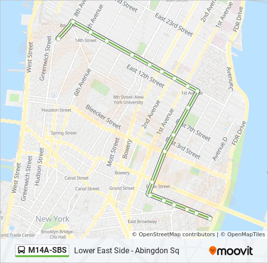 m14asbs Route: Schedules, Stops & Maps - Select Bus Les Grand-Fdr Via ...