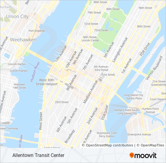 103 Route: Schedules, Stops & Maps - Allentown Transit Center (Updated)
