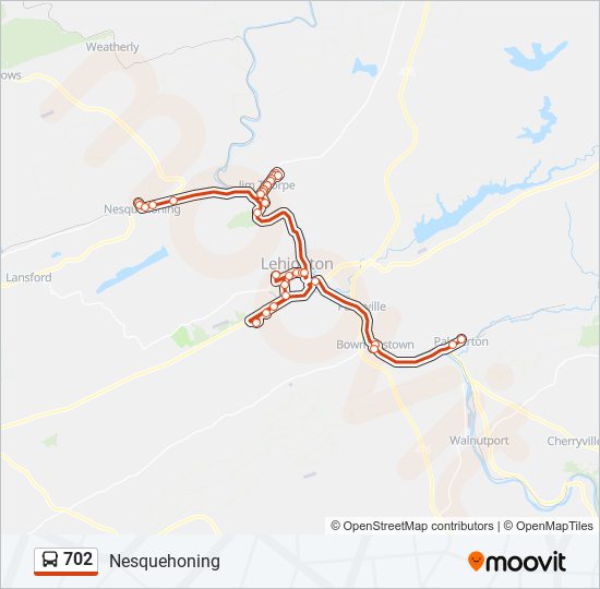 702 Route: Schedules, Stops & Maps - Nesquehoning (Updated)