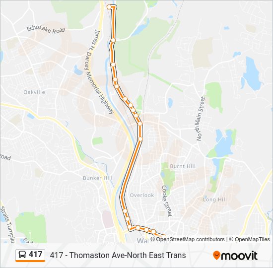 417 Route: Schedules, Stops & Maps - 417 - Thomaston Ave-North East ...