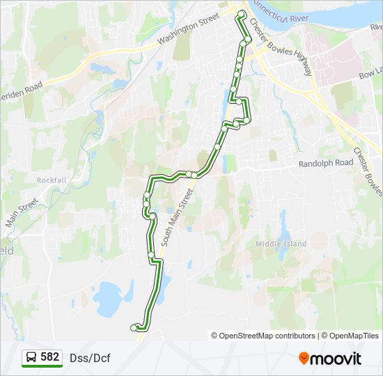 Ruta 582: horarios, paradas y mapas - Dss/Dcf (Actualizado)