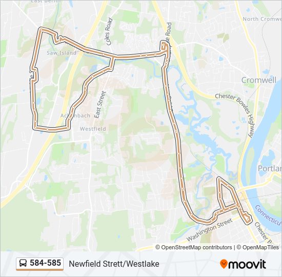 Ruta 584585: horarios, paradas y mapas - North (Actualizado)