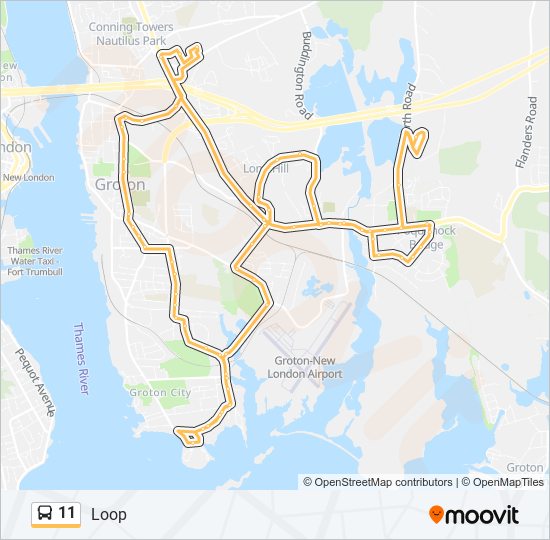 Ruta 11: horarios, paradas y mapas - Loop (Actualizado)