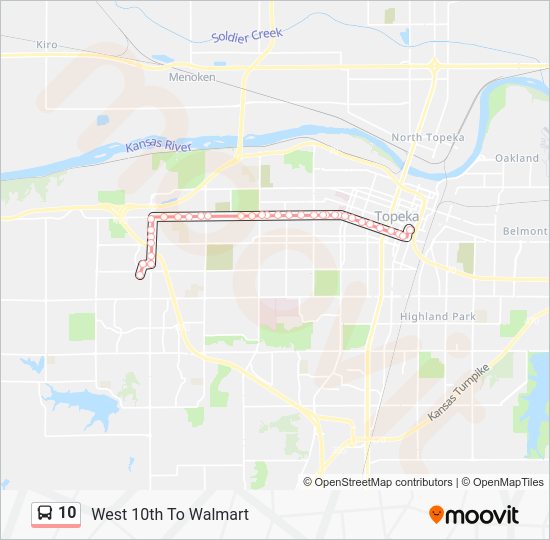 10 Route: Schedules, Stops & Maps - Westridge Mall (Updated)