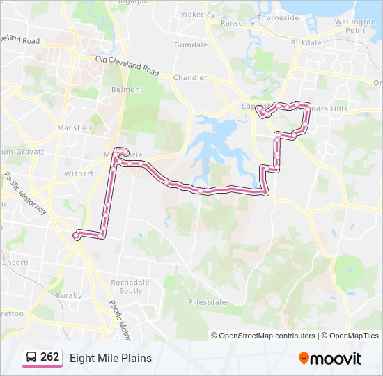 262 Route: Schedules, Stops & Maps - Eight Mile Plains (Updated)