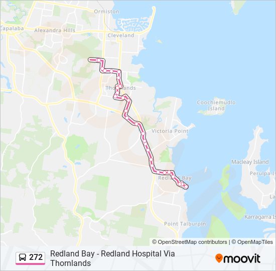 272 Route: Schedules, Stops & Maps - Redland Hospital (Updated)