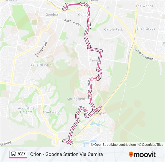 527 Route: Schedules, Stops & Maps - Goodna (Updated)